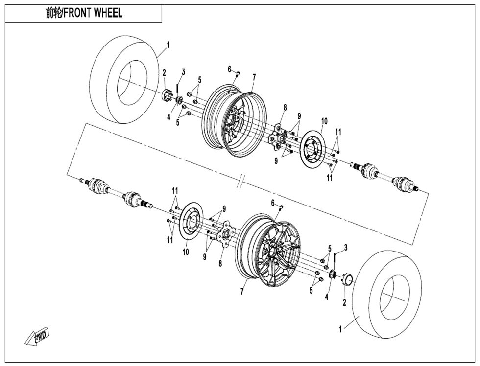 Predná náprava (OVERLAND)