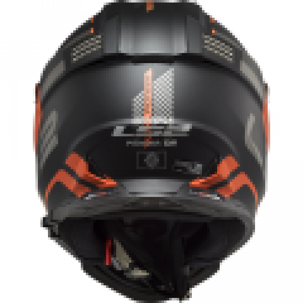 LS2 MX436 Pioneer EVO ADVENTURER Matt Black Orange