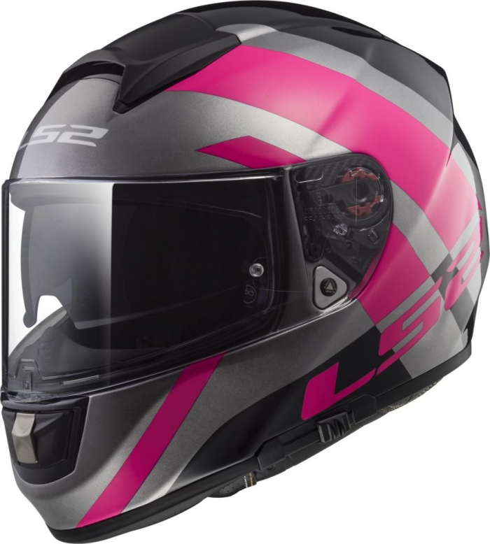 LS2 FF397 VECTOR Trident Titanium Pink