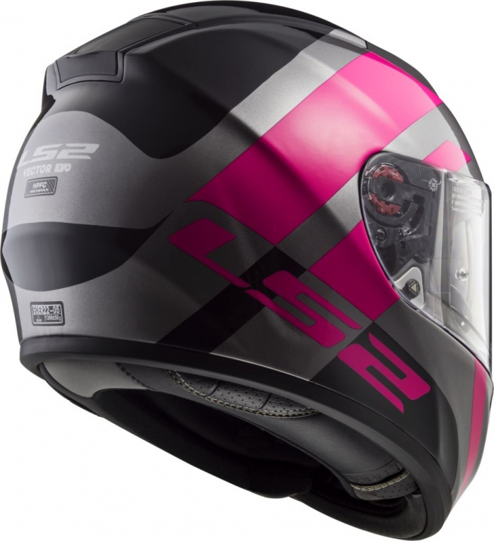 LS2 FF397 VECTOR Trident Titanium Pink