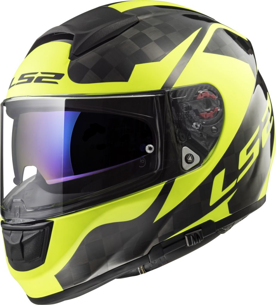 LS2 FF397 VECTOR C Carbon Yellow